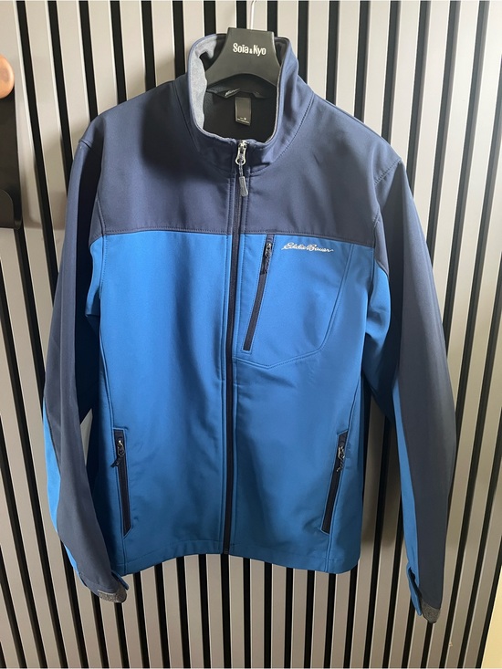 Eddie Bauer | Jackets & Coats | Eddie Bauer Twotone Blue Softshell ...